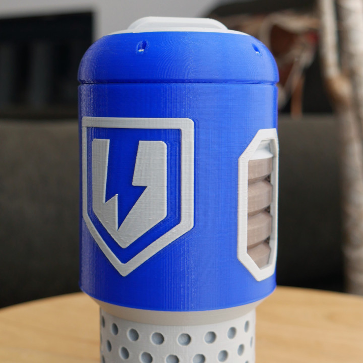 3D Printable Apex Legends Shield Battery Container (Multi-Material) by ...