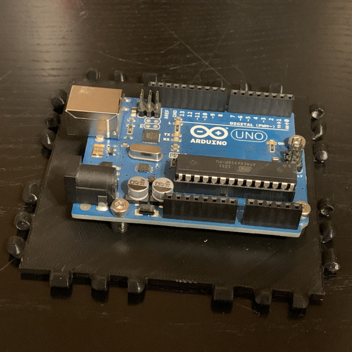 3D Printable Polypanels Arduino Mount by Mike Holczer