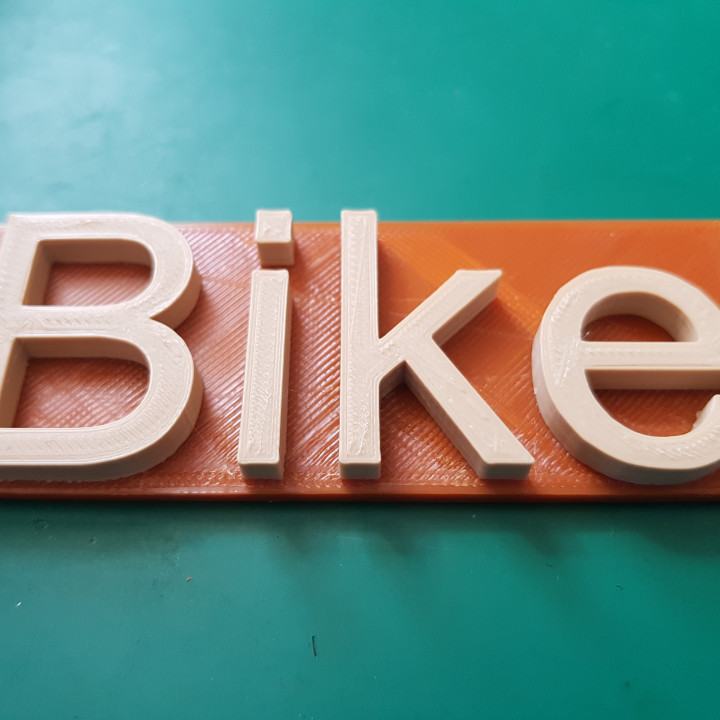 3D Printable G Scale shop sign. by david parkes