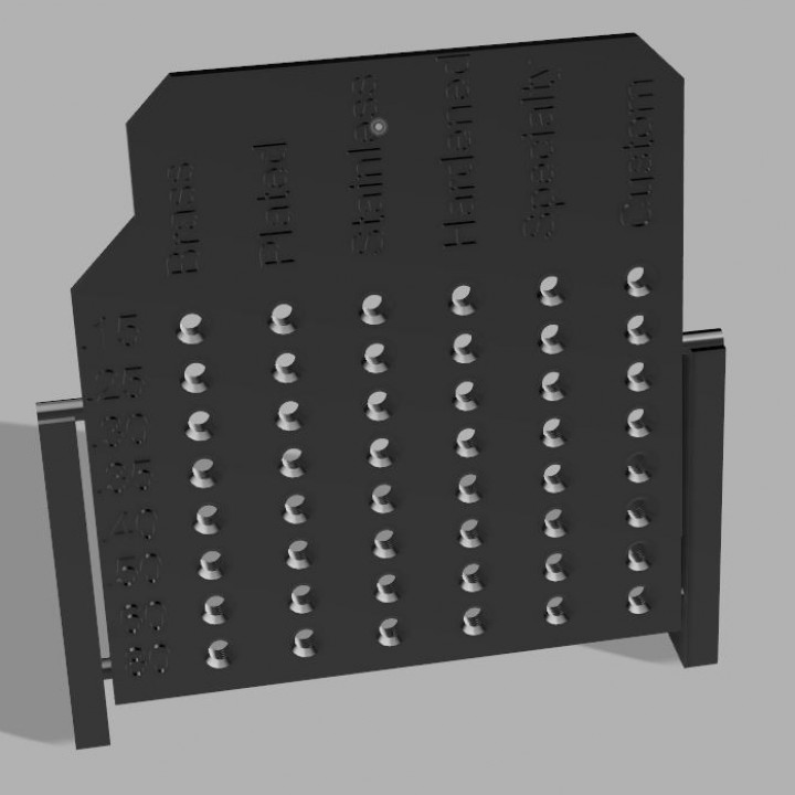 3D Printable E3d Storage Rack by Matthew Scott