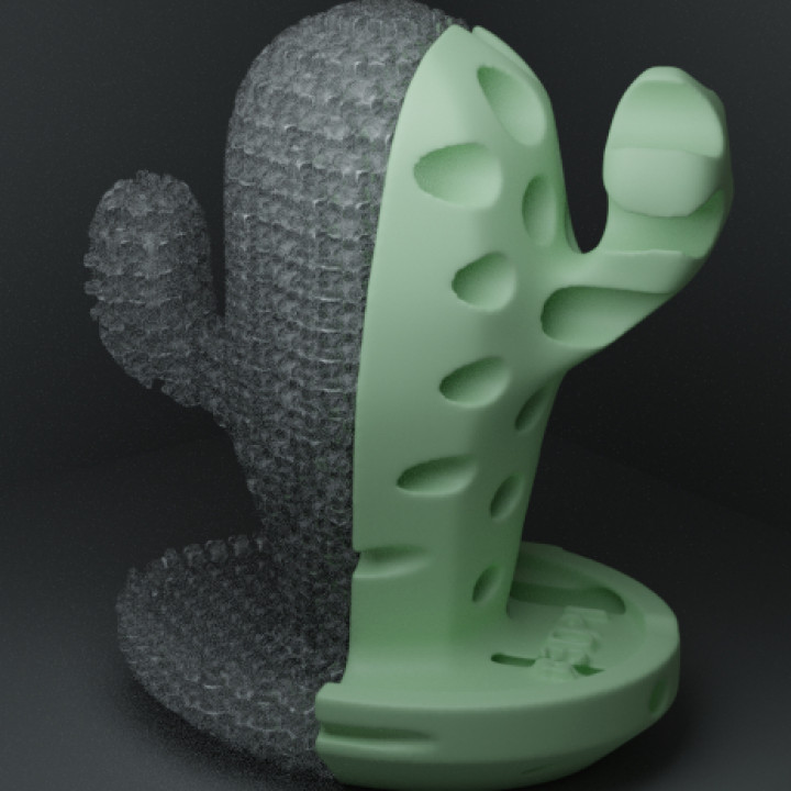 3D Printable #3DPIAwards - Cactus Trophy by Tarek Mustafa