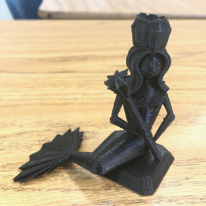 3D Printable Mermaid Queen by Nancy Hardison