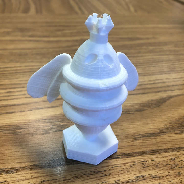 3D Printable Queen Bee by Nancy Hardison