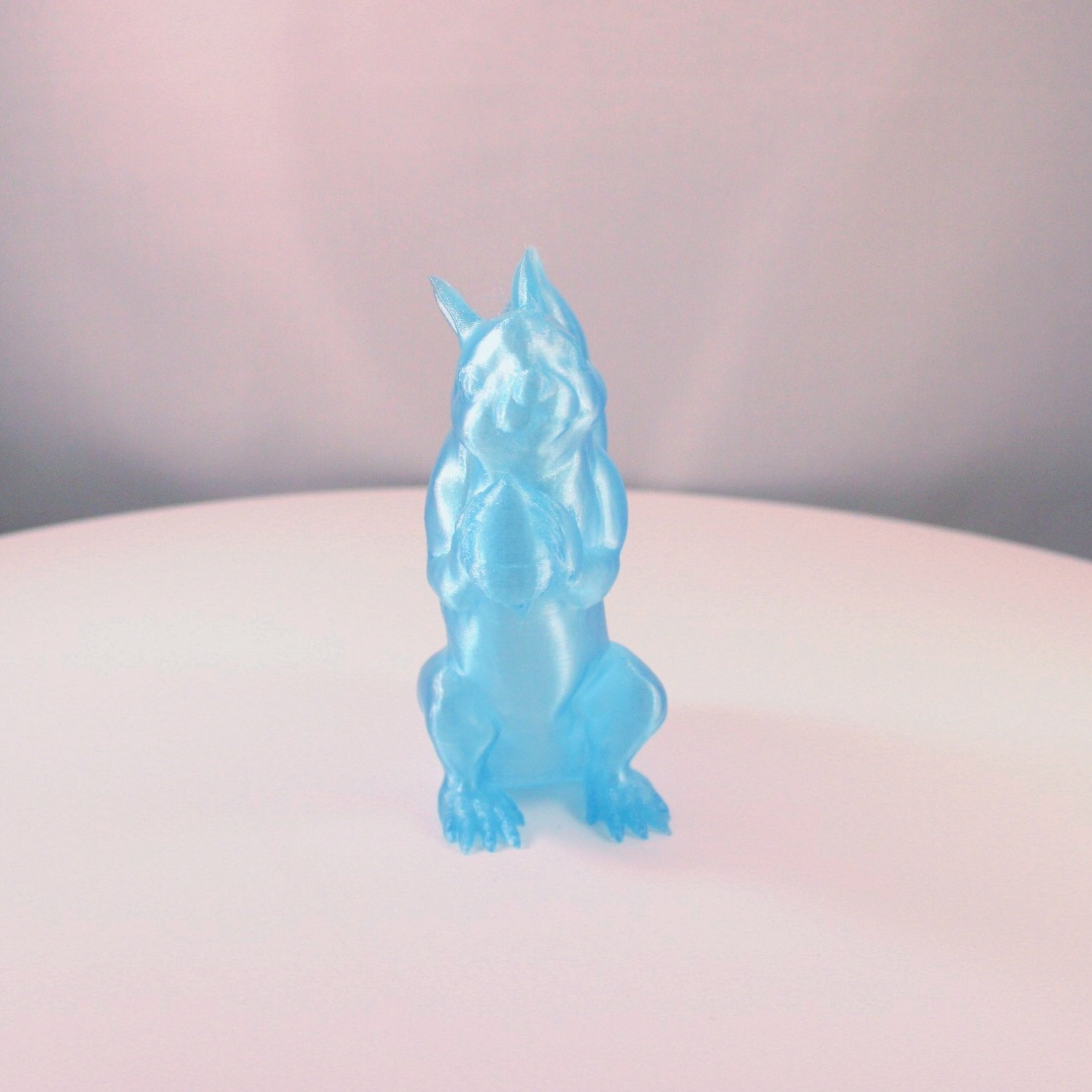 3D Printable Squizzle! A Supports Free Squirrel Sculpt by Louise Driggers