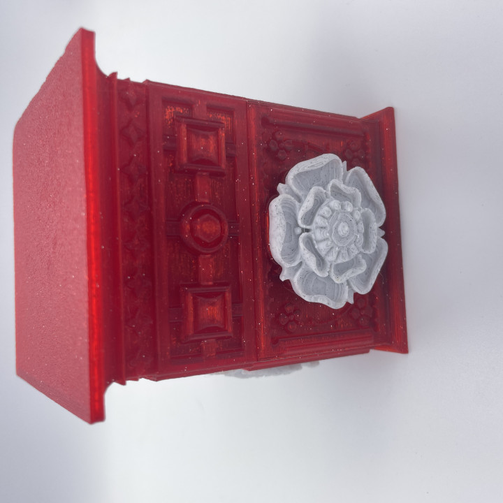 3D Print of The Tudor Rose Box (with secret lock) by dawnjones1