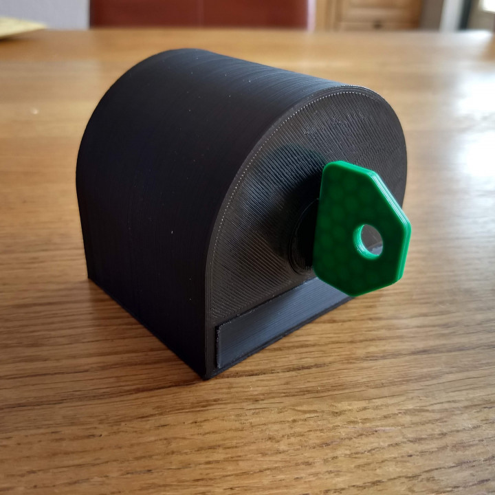 3D Printable 3D printed Lock by EL3D