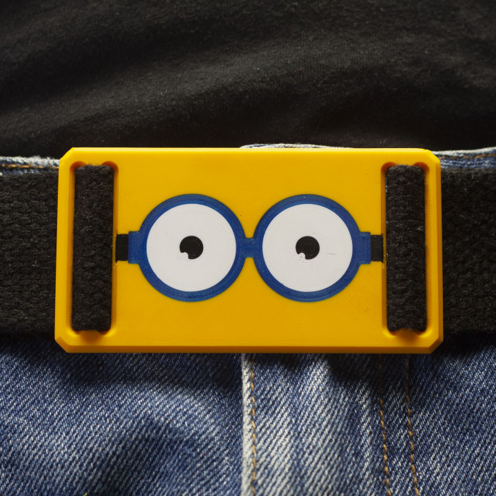3D Printable The Belt Buckle - Minions by Michal Fanta