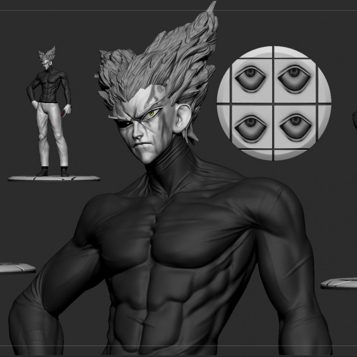 3D Printable Garou - The Human Monster - One Punch Man by Epi 3D Printable Garou - The Human Monster - One Punch Man by Epi