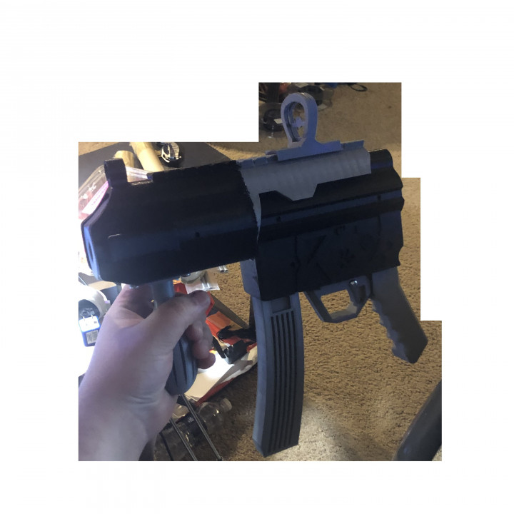 3D Printable MP5K Model by Jesse Duncan