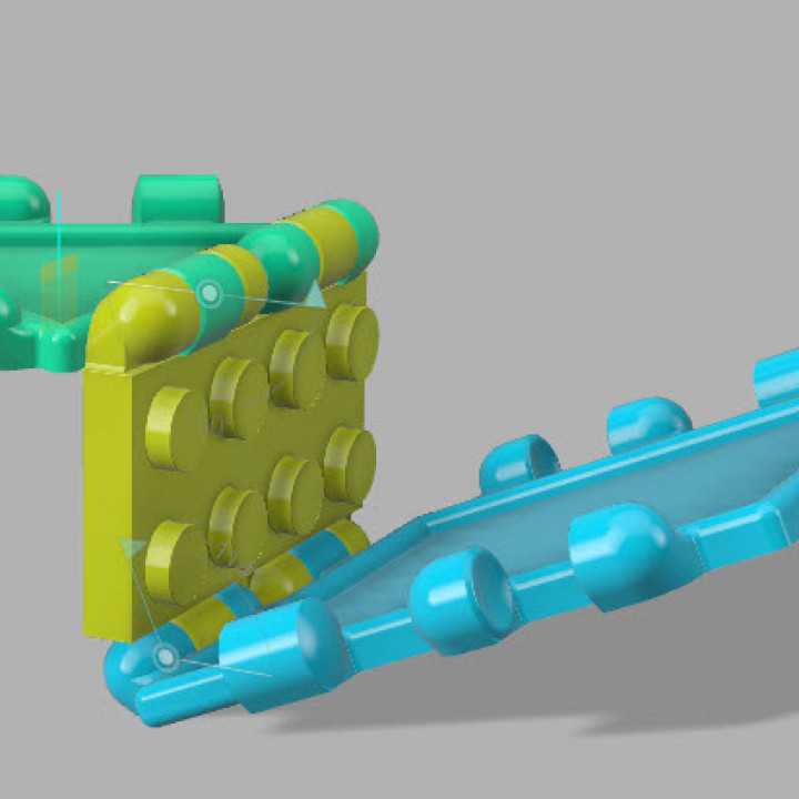 3D Printable Polypanels - Lego Special panel by Neil van der Merwe