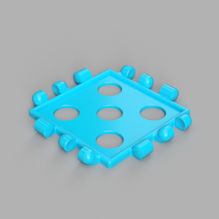 3D Printable Polypanels dice by sofi& ruth_3D