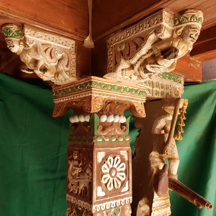 3D Printable Column: Rajput Warrior by Scan the World India