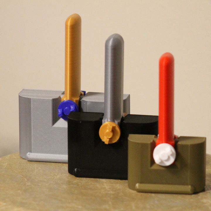 3D Printable Percussion Block Complete Set of 4 Designs. Ram Block ...