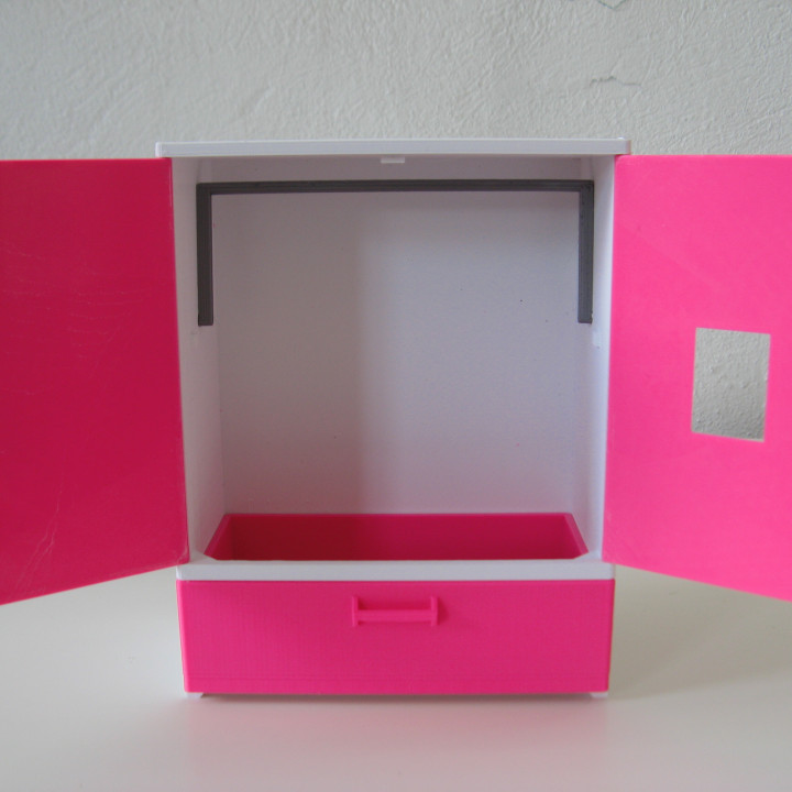3D Printable Doll Closet by Stamos P