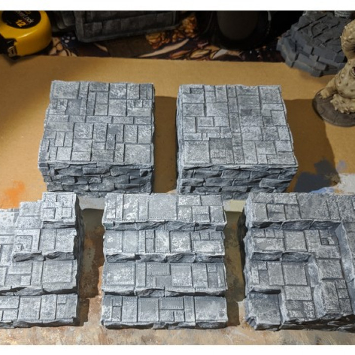 3D Printable Fantasy Wargame Terrain - Temple/Dias Blocks by brander ...