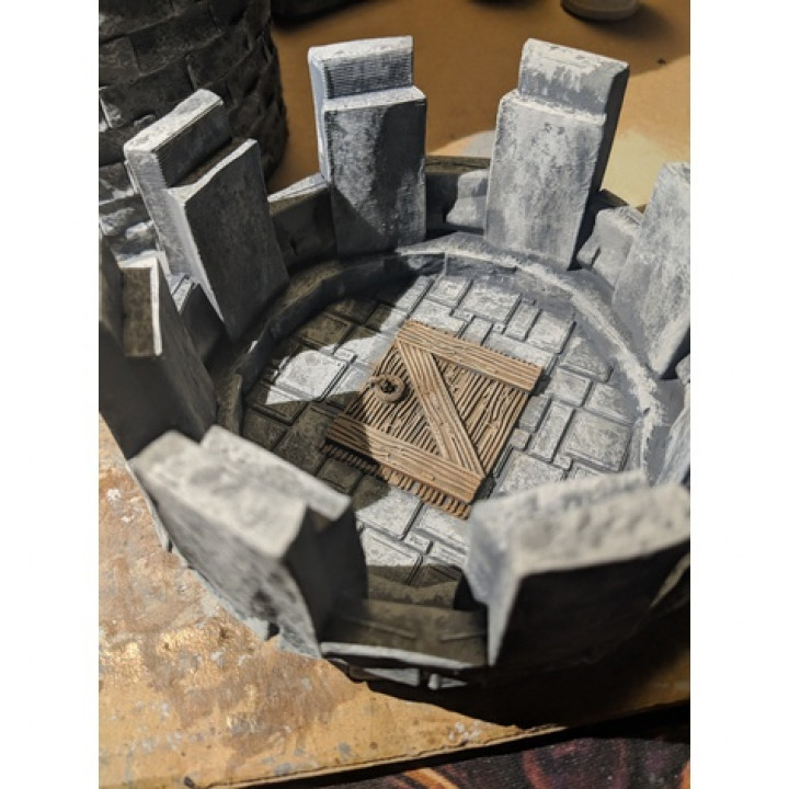 3D Printable Fantasy Wargame Terrain - Modular Stone Tower by brander ...