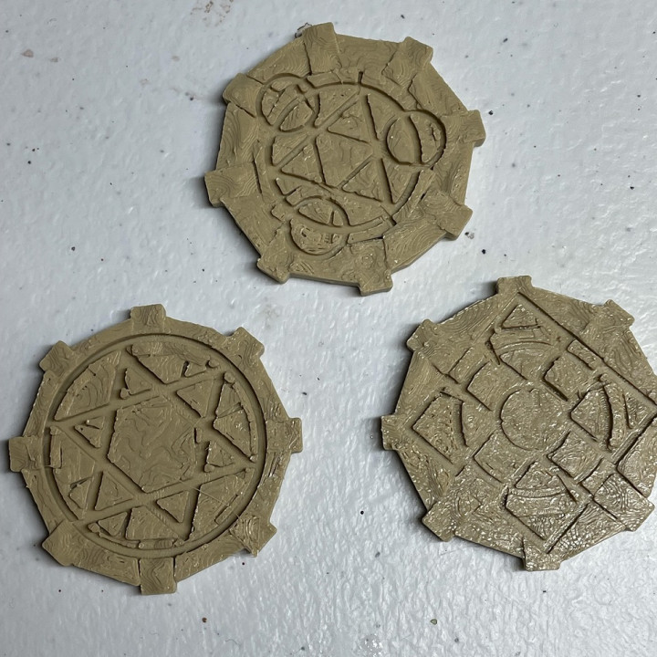 3D Print of Fantasy Wargame Terrain - Teleport/Summoning Circles by ...