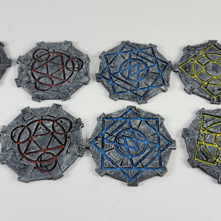 3D Print of Fantasy Wargame Terrain - Teleport/Summoning Circles by ...
