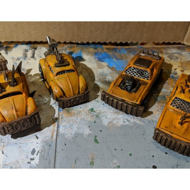 3D Printable Gaslands - Weapons by brander roullett