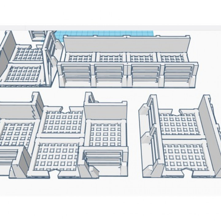 3D Printable Star Wars Legion Terrain - Modular Trench System by ...