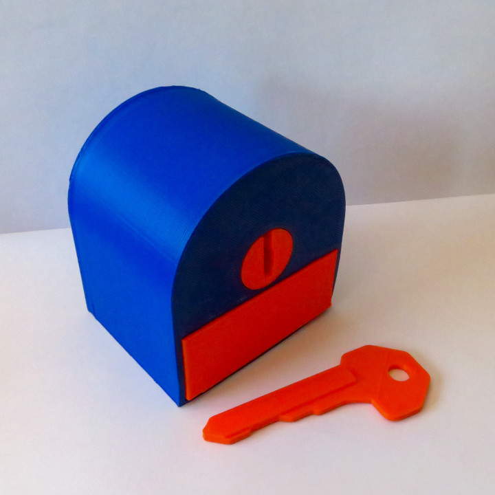 3D Printable 3D printed Lock by EL3D