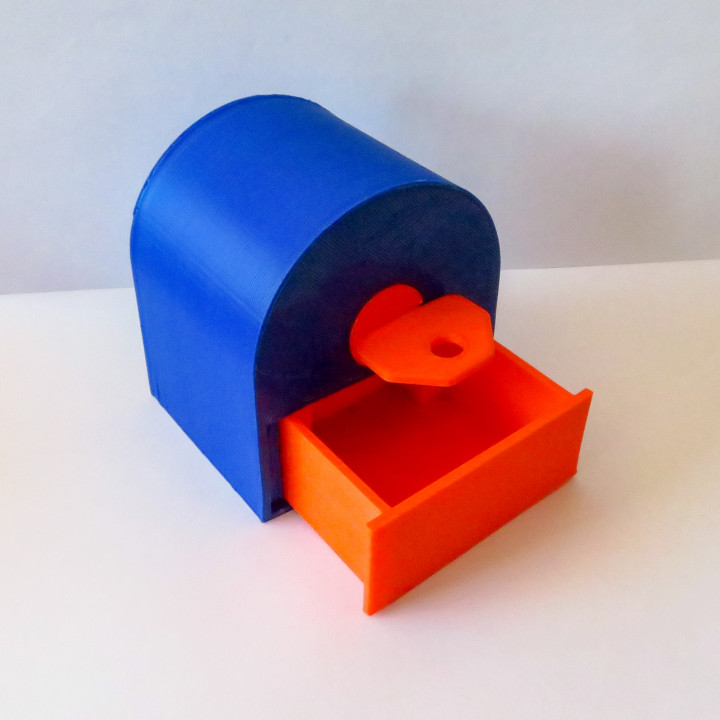 3D Printable 3D printed Lock by EL3D