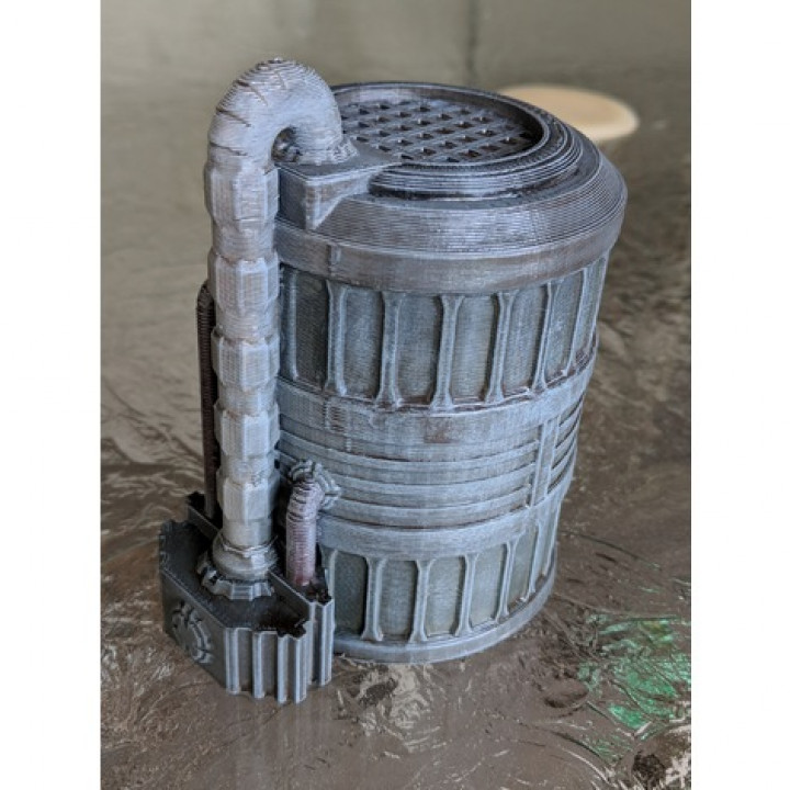 3D Printable Star Wars Legion Terrain - Fuel and Chemical Tanks by ...