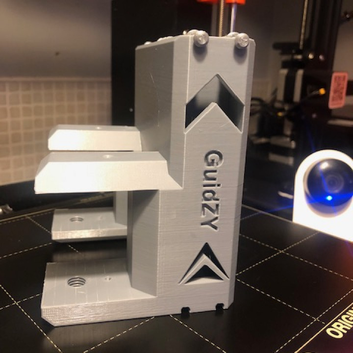 3D Printable GudZY 3d printing Filament guide / roller. by Keithorl