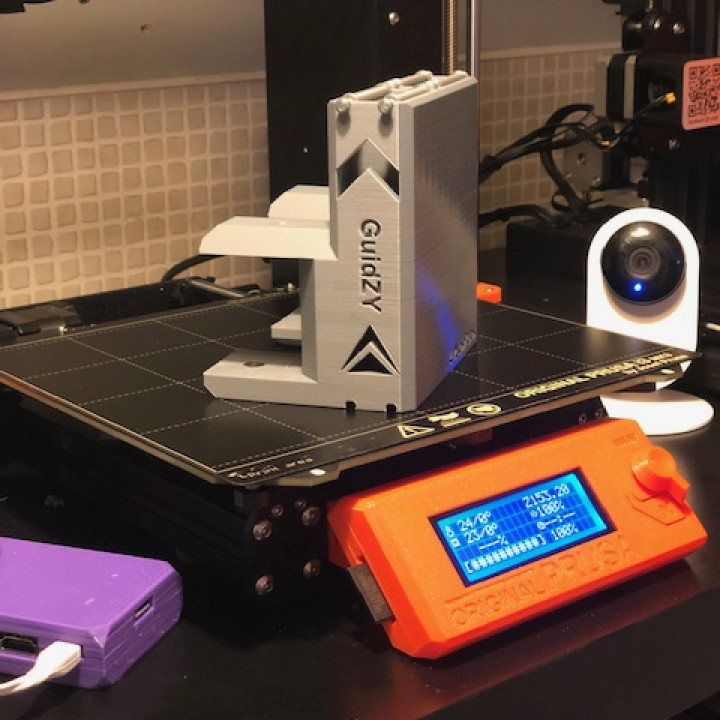 3D Printable GudZY 3d printing Filament guide / roller. by Keithorl