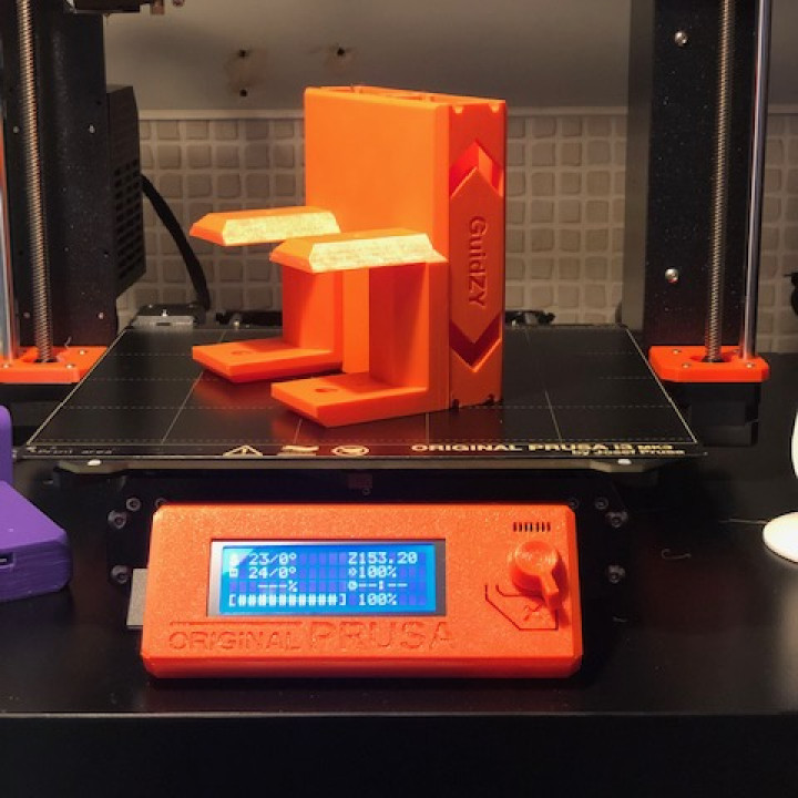 3D Printable GudZY 3d printing Filament guide / roller. by Keithorl
