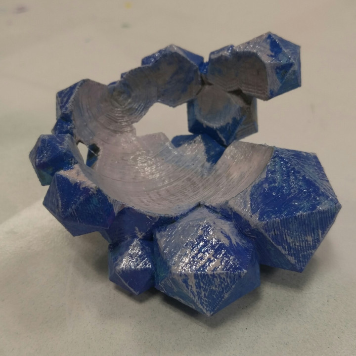 3D Printable Crome, the Metallic Time Lord by Cormac Calcaterra