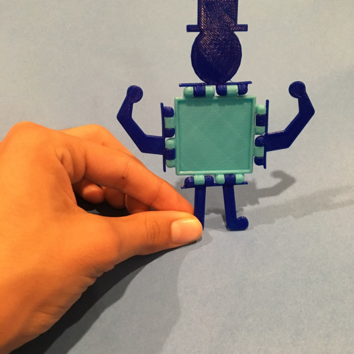 3D Printable Polyperson (Polypanels Person) by Trevor DePodesta