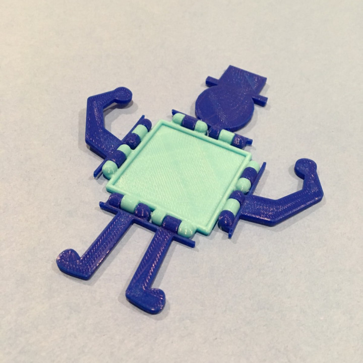 3D Printable Polyperson (Polypanels Person) by Trevor DePodesta