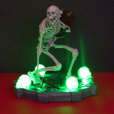 3D Printable Evil Skeleton Warrior by Arminas Didziokas