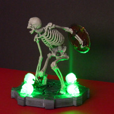 3D Printable Evil Skeleton Warrior by Arminas Didziokas