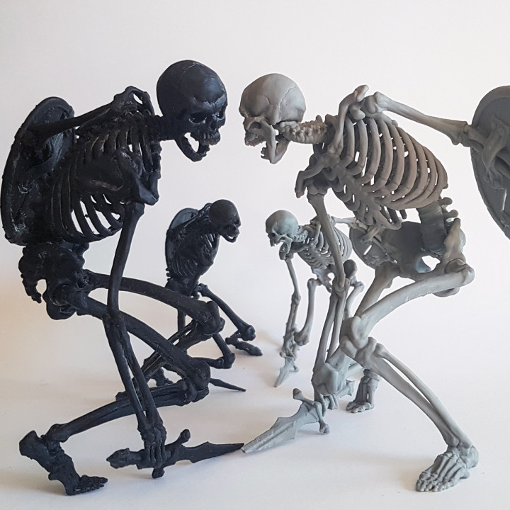 3D Printable Evil Skeleton Warrior by Arminas Didziokas