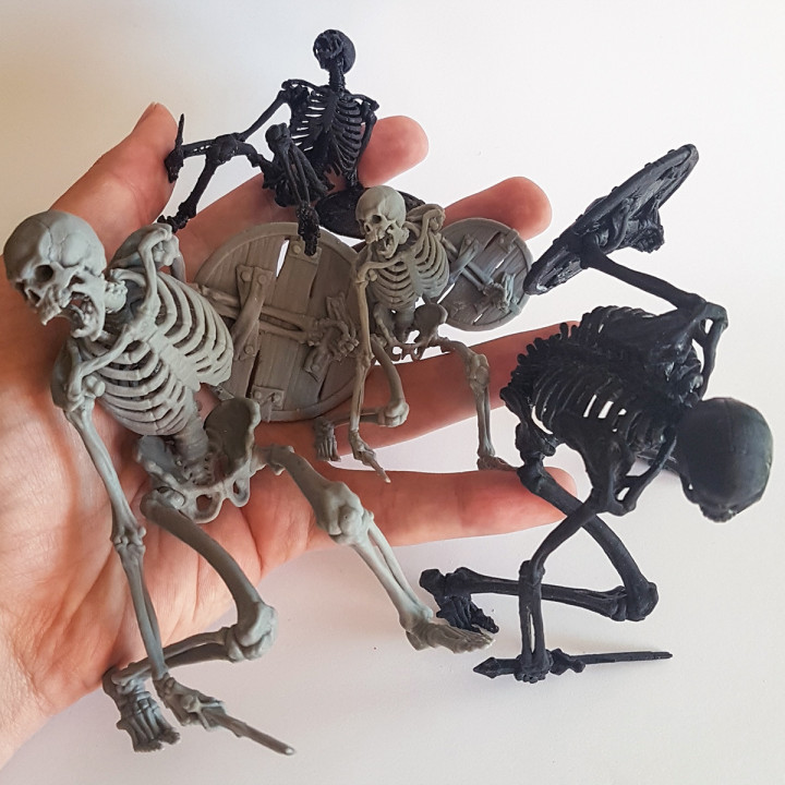 3D Printable Evil Skeleton Warrior by Arminas Didziokas