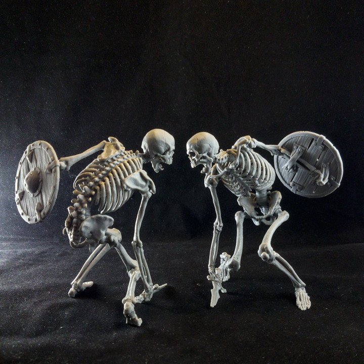 3D Printable Evil Skeleton Warrior by Arminas Didziokas