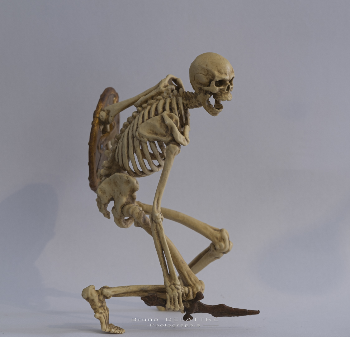 3D Printable Evil Skeleton Warrior by Arminas Didziokas