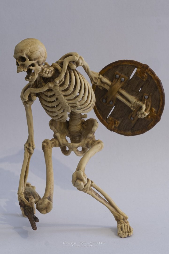 3D Printable Evil Skeleton Warrior by Arminas Didziokas