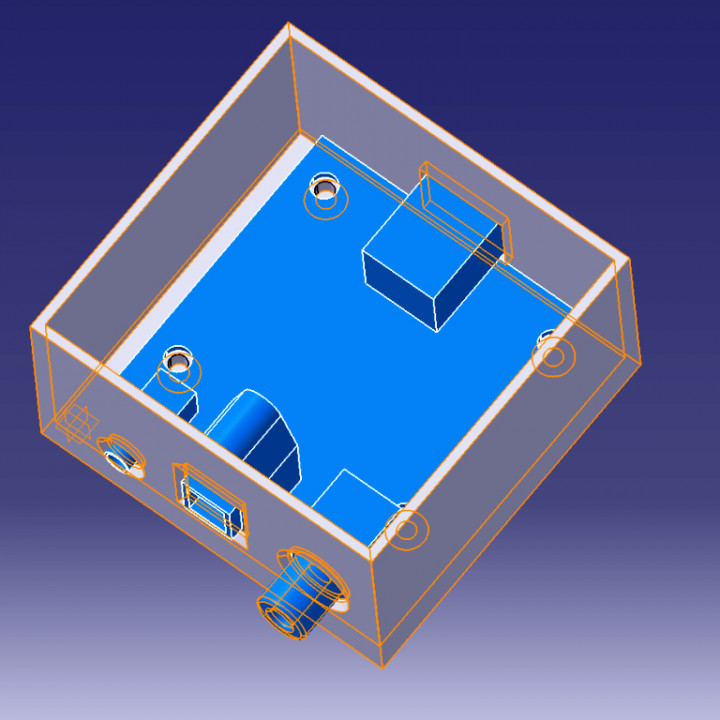 3D Printable Phantom YoYo PCM2704 USB DAC Project Box by R Nichols