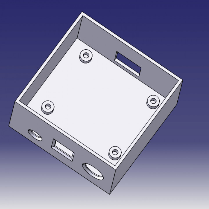 3D Printable Phantom YoYo PCM2704 USB DAC Project Box by R Nichols
