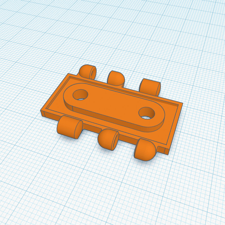 3D Printable 2020Extrusion-snaps-mount by Victor Novak