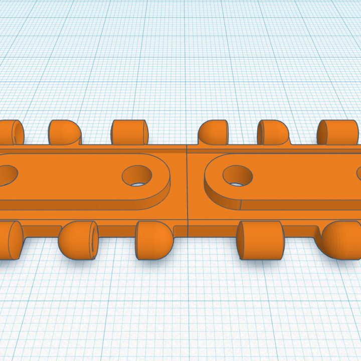 3D Printable 2020Extrusion-double-snaps-mount by Victor Novak