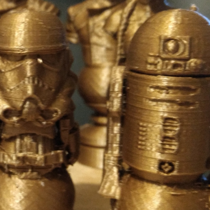 3D Printable Star Wars Chess Set Revised by David