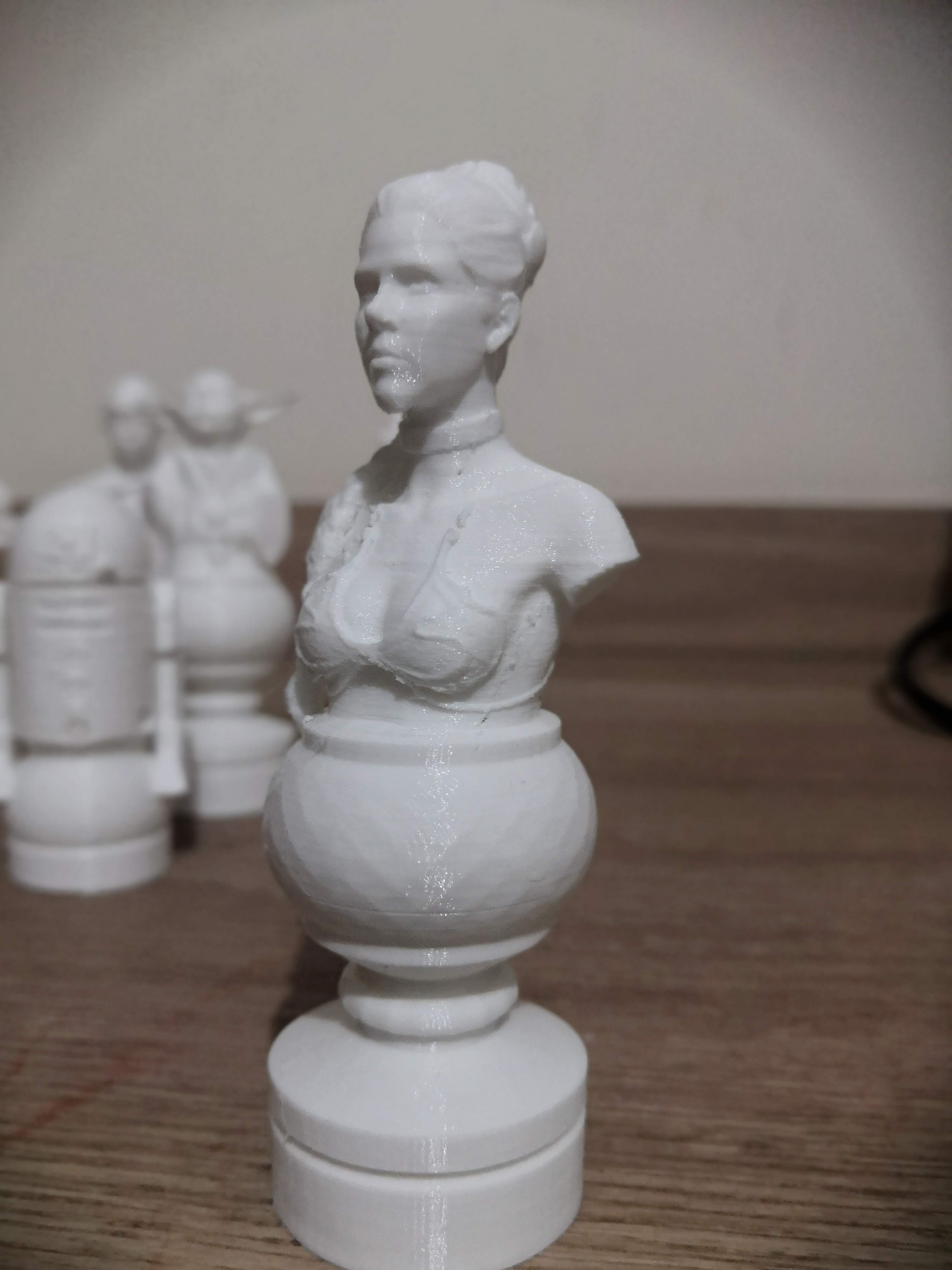 3D Printable Star Wars Chess Set Revised by David