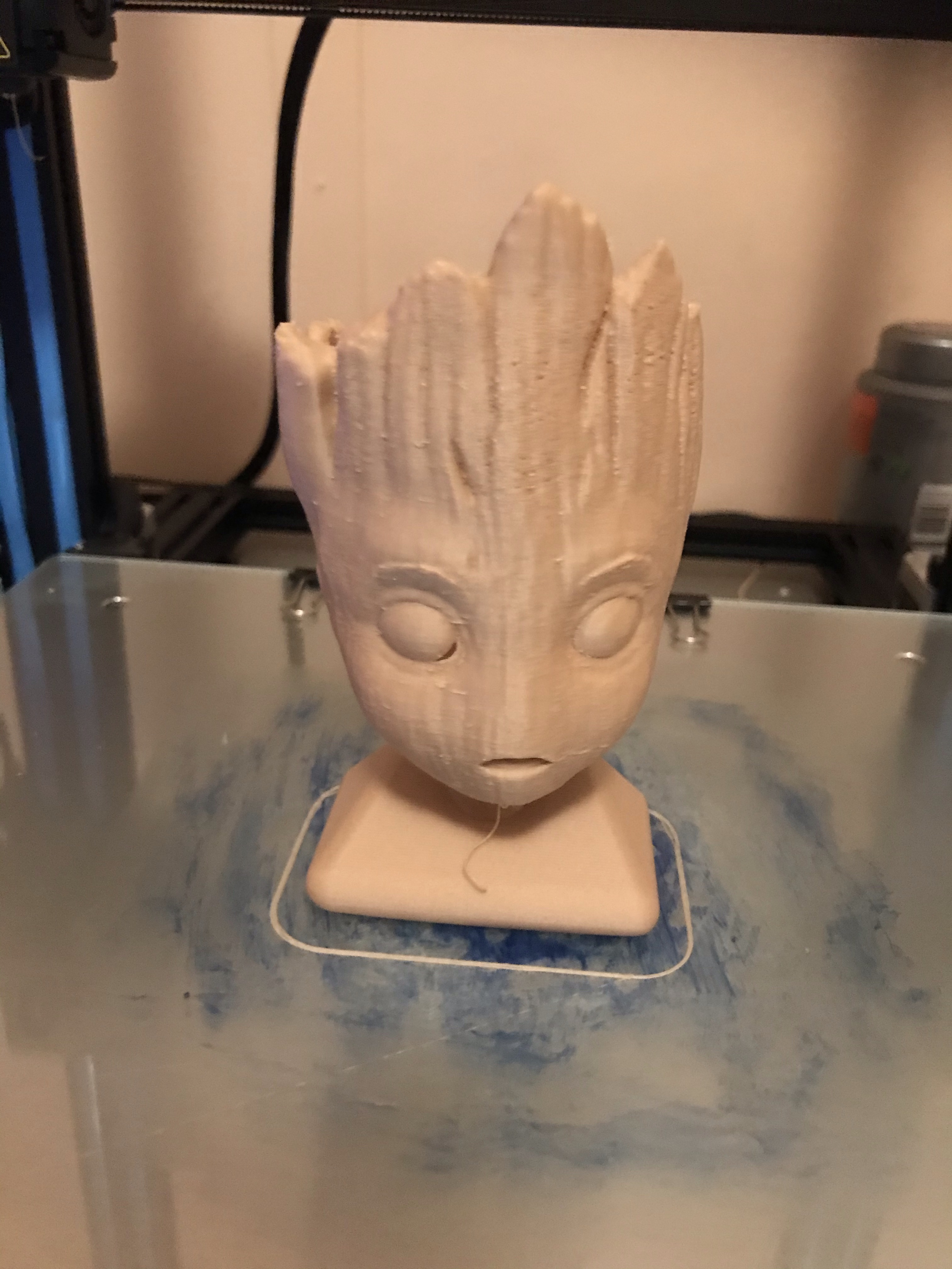 3D Printable Baby groot planter by Infinity Maq