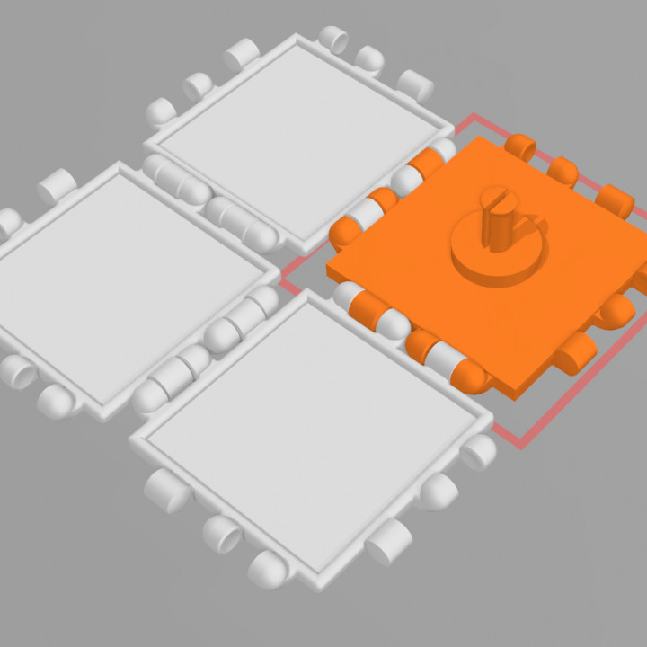 3D Printable PolyPanel: GearPanel by Arton verhaeghe