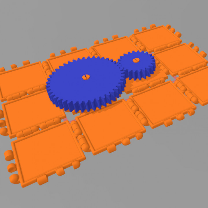 3D Printable PolyPanel: GearPanel by Arton verhaeghe