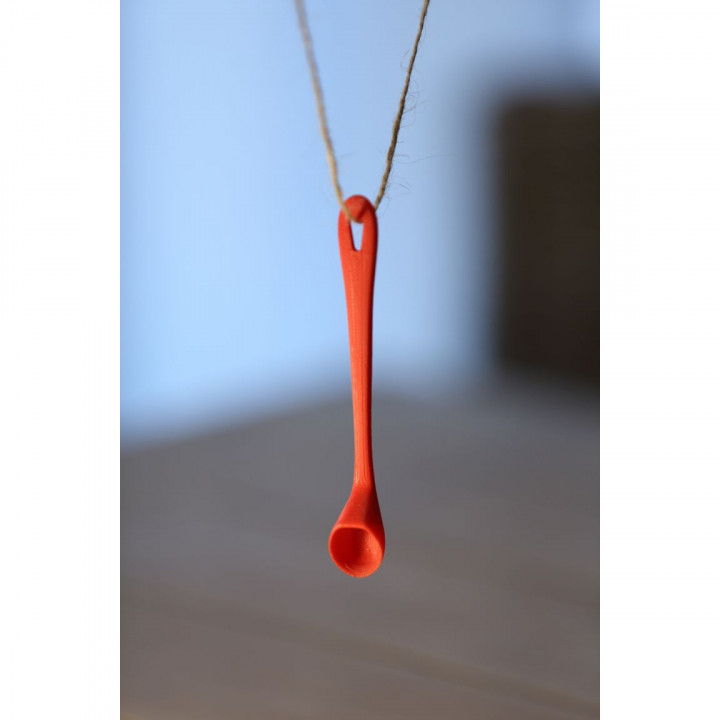 3D Printable Mini Spoon by Devstroyer
